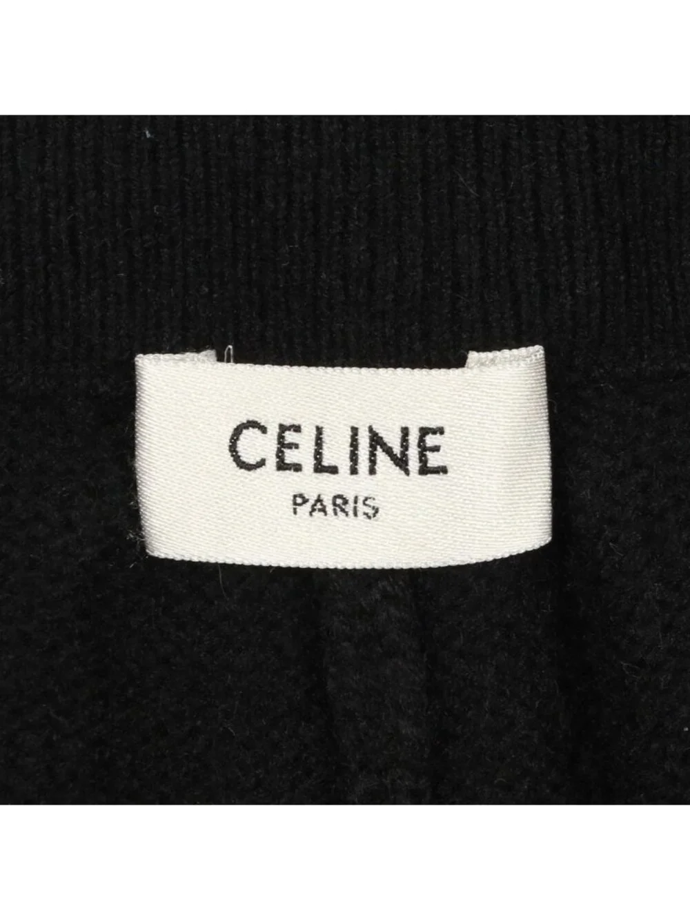 Celine | Pants | Celine Pants Logo Knit Wool Cashmere | Poshmark